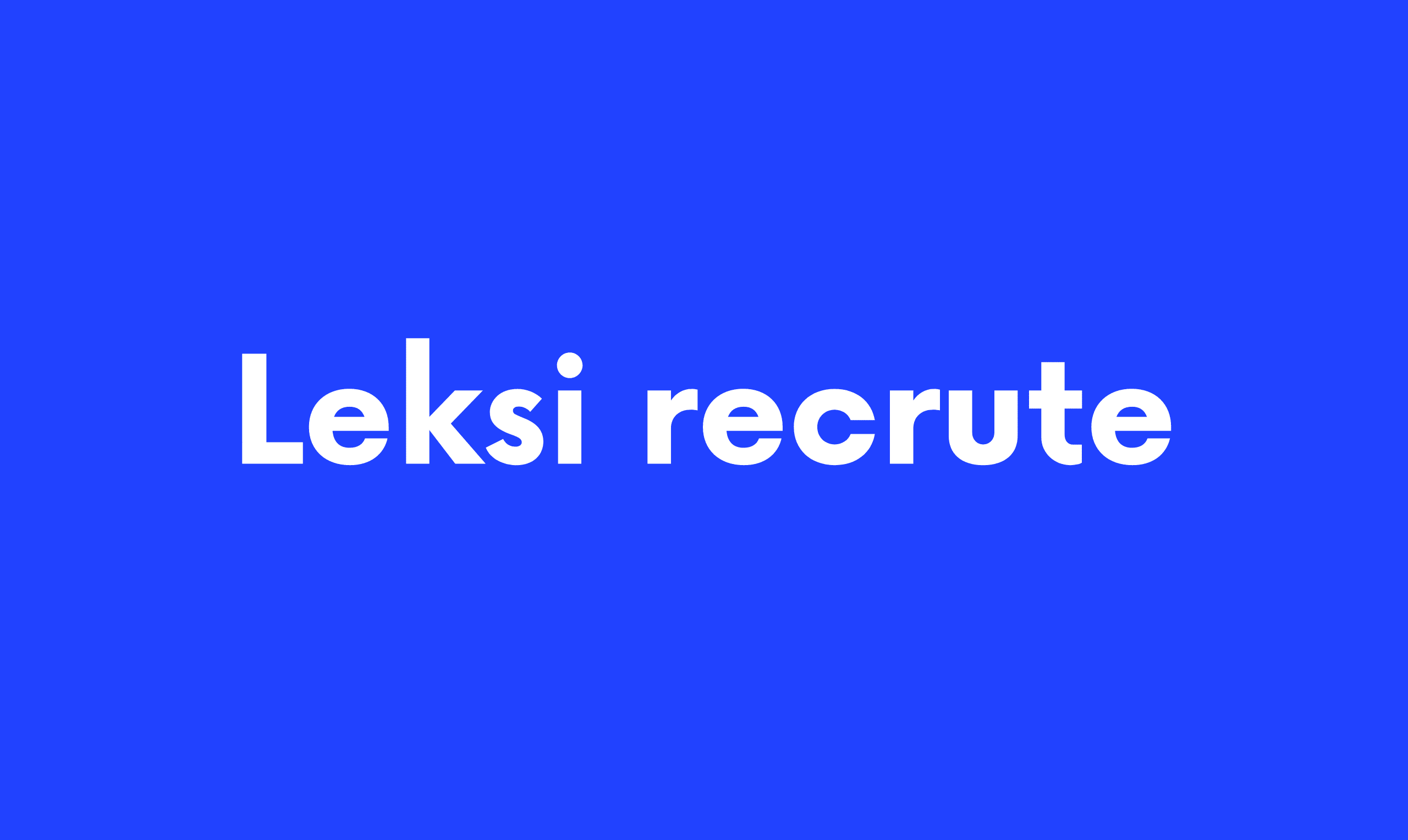 Leksi recherche un.e directeur.rice conseil - Leksi